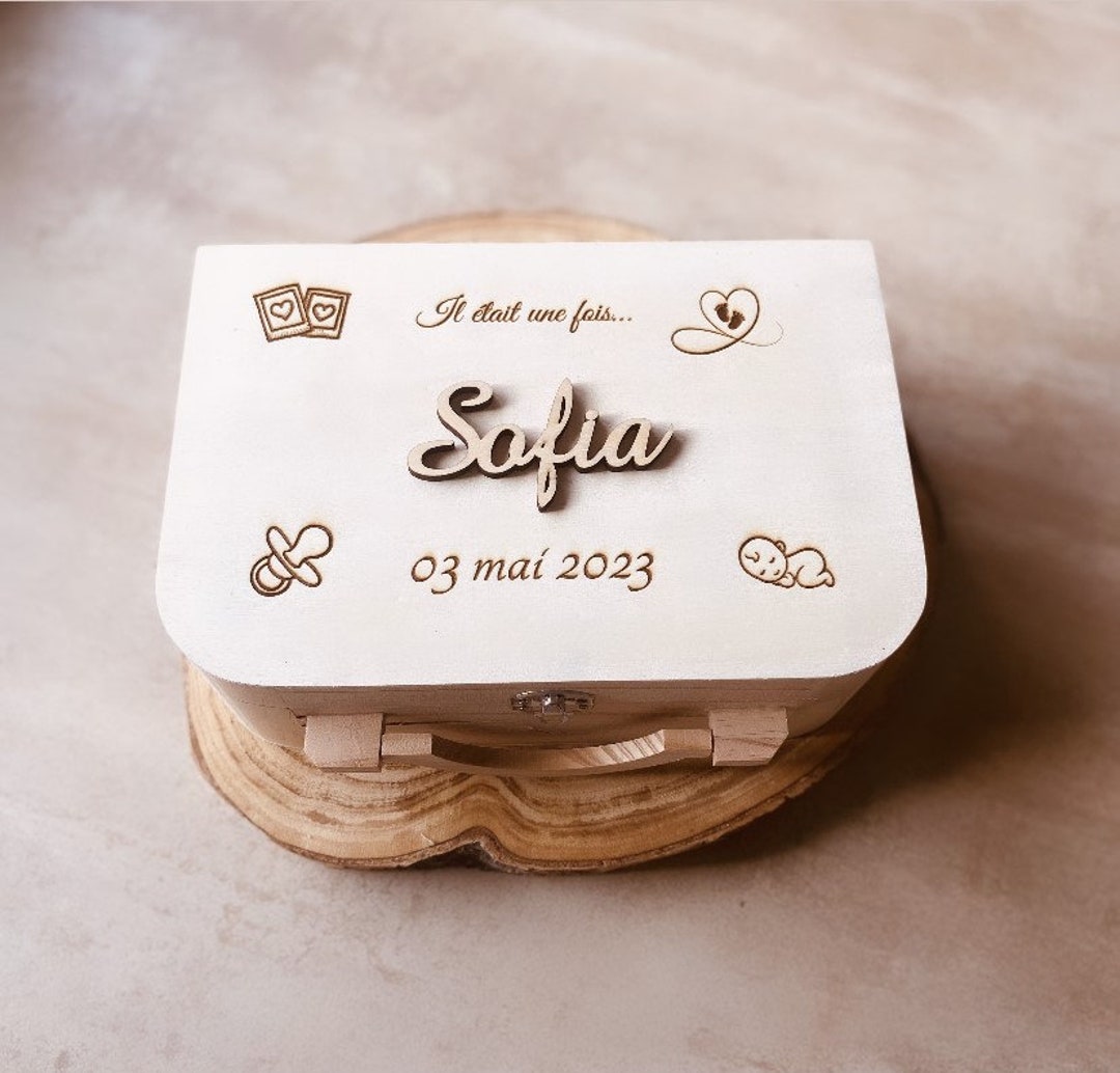 My Personalized Souvenir Box First Name Carved Wood - Personalized ...