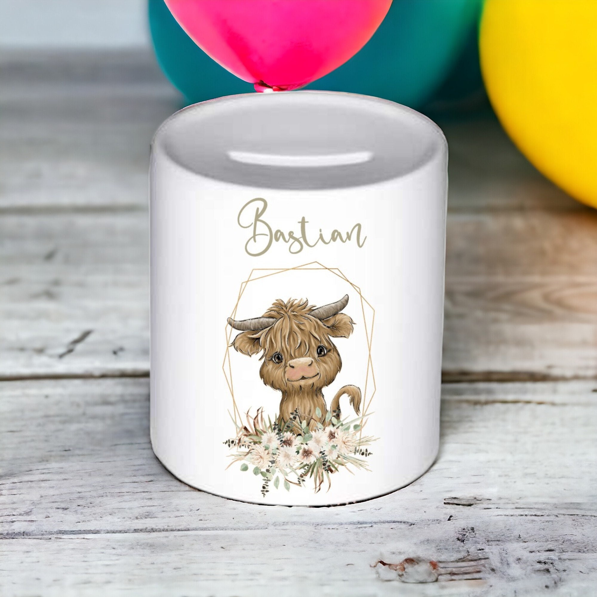 Money Box cow Money Box Piggy Bank Voucher Gift Money Box Money Gift ...