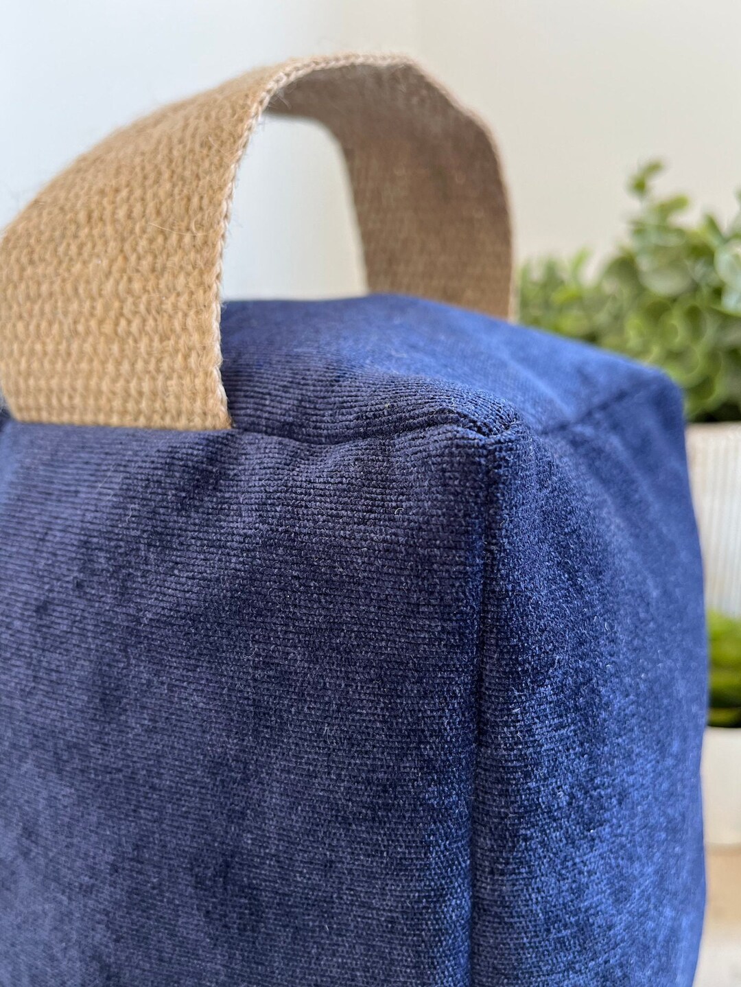 Door Stop Indigo Velvet Door Stop Unfilled - Etsy