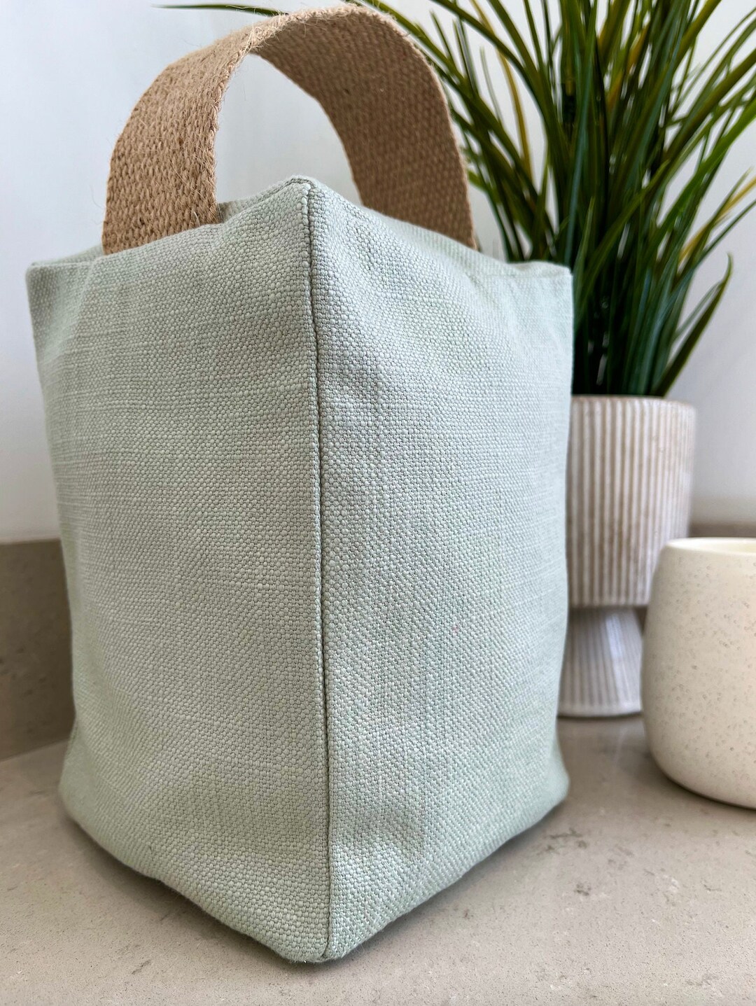 Door Stop Duck Egg Panama Cotton Door Stop Unfilled - Etsy