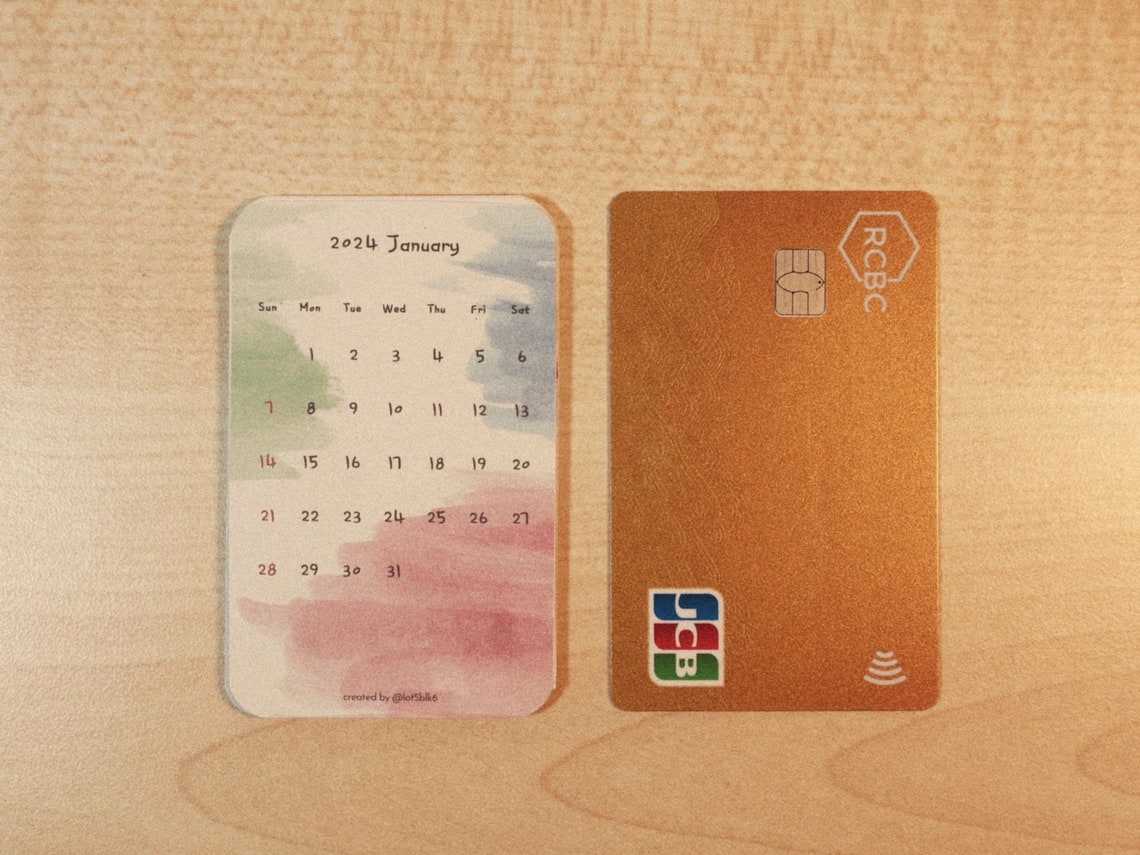 Printable Mini 2024 Calendar - Etsy