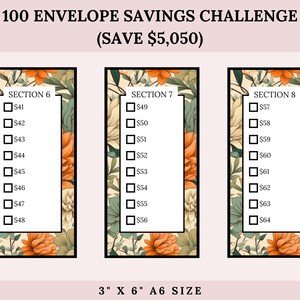100 Envelope Challenge| 100 Envelope Savings Challenge| 5K Savings ...
