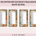 100 Envelope Challenge 100 Envelope Savings Challenge 5K Savings ...