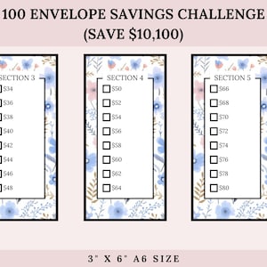 100 Envelope Challenge| 100 Envelope Savings Challenge| 10K Savings ...