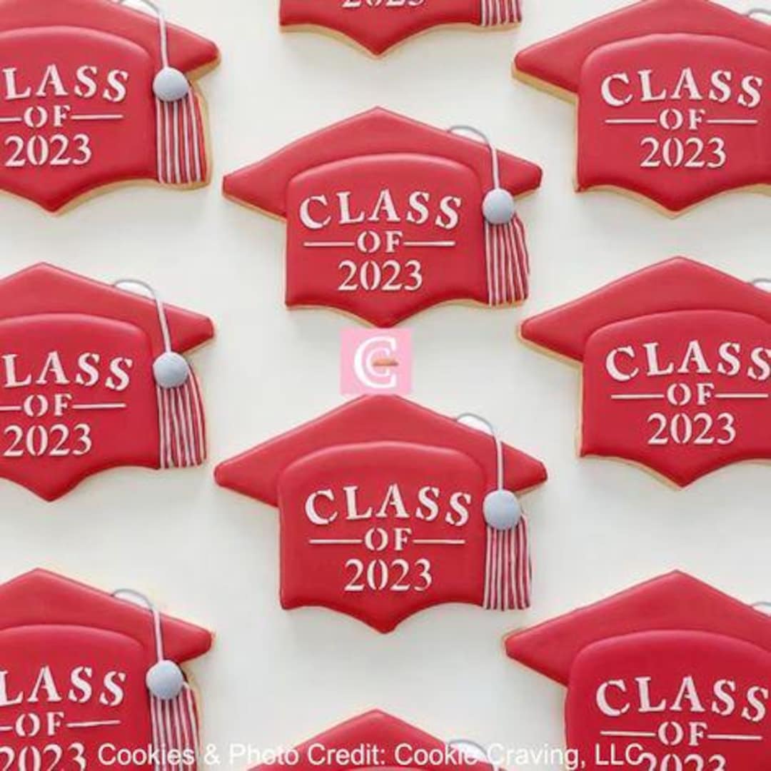 Graduation Cap Cookies - Etsy