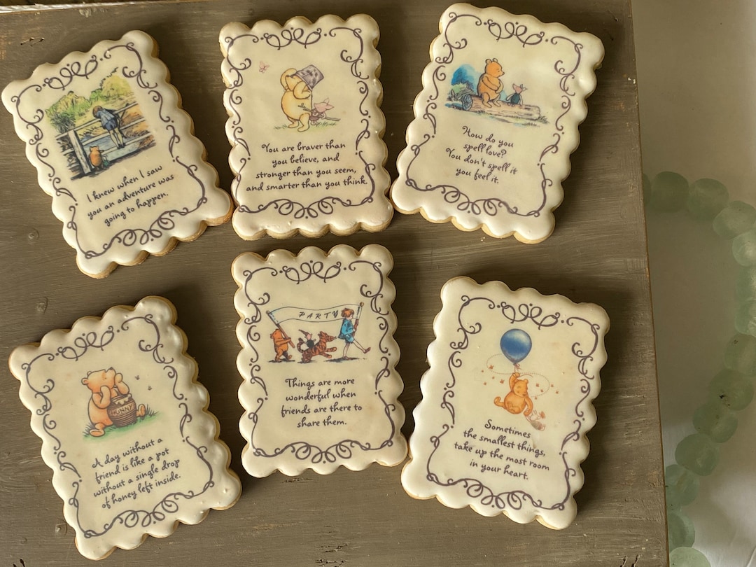 Winnie the Pooh Cookies - Etsy