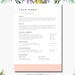 Ocean Waves Resume Template - Colours Customisable! - Etsy