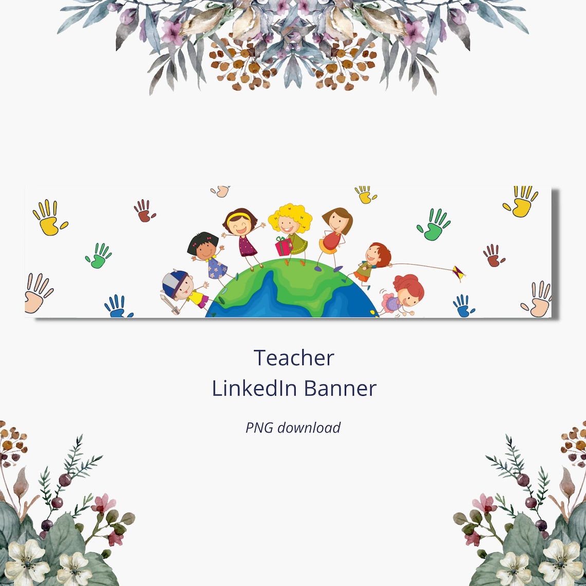 Teacher Linkedin Banner - Etsy
