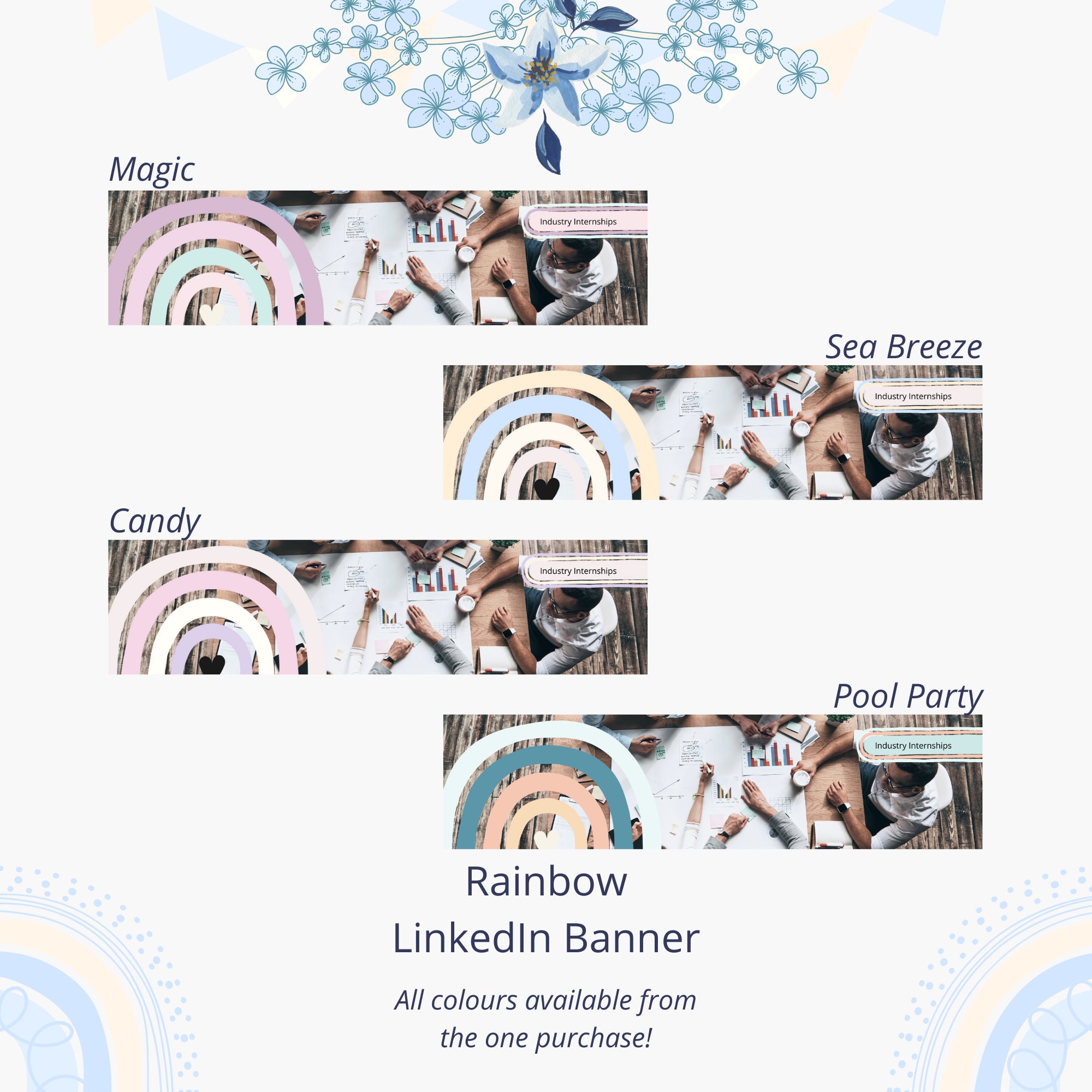 Rainbow Banner - Etsy