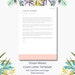 Ocean Waves Resume Template - Colours Customisable! - Etsy