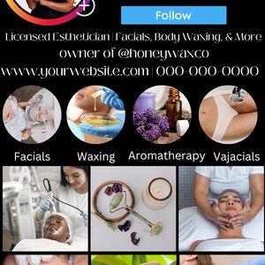 DIY Instagram Profile Business Cards / Canva Template / Editable Business Card / Digital ...