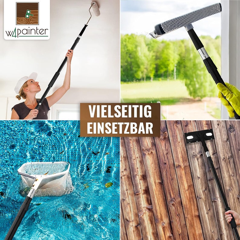 Telescopic Rod 3 M - Universal Telescopic Handle - Extendable Aluminum ...