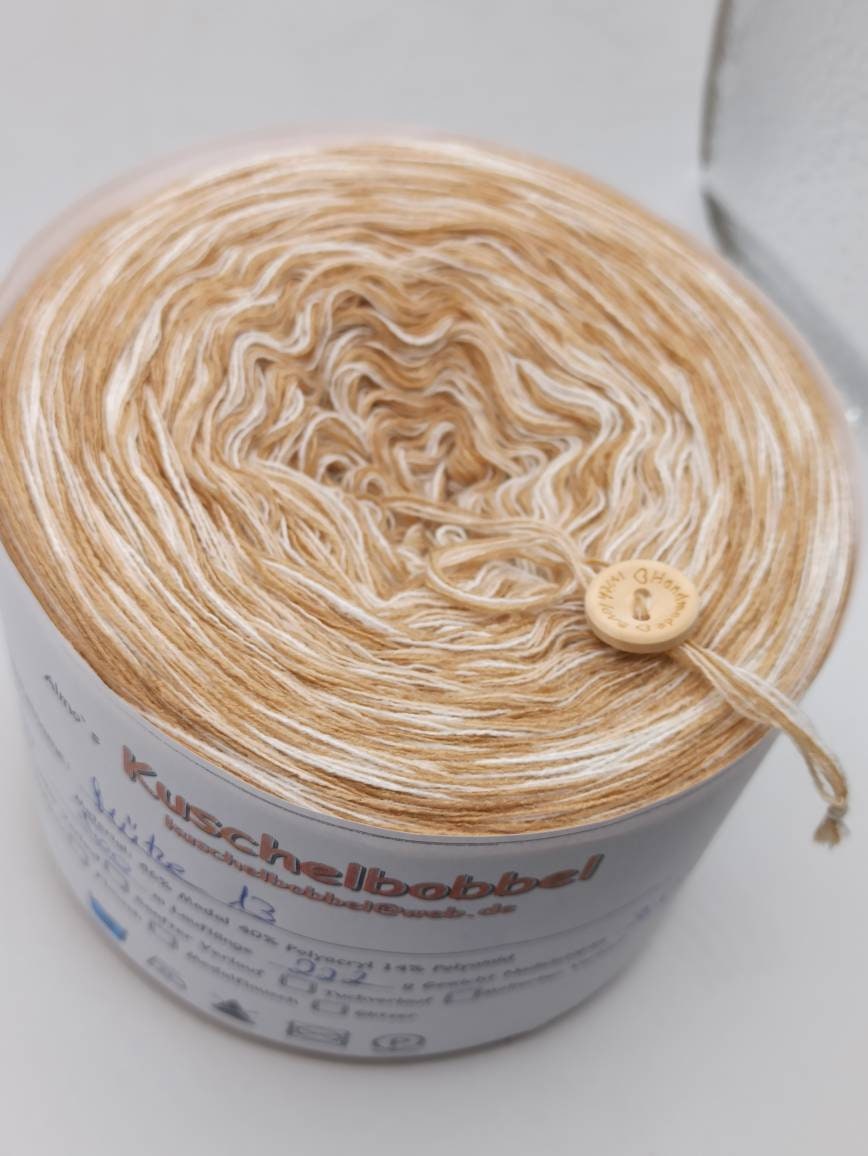 Gradient Yarn Bobbel Modal 500 Meters Mottled 6 Threads Plus - Etsy