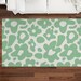 Groovy Sage Green Flower Rug, Trippy Danish Pastel Room Decor, 70s ...