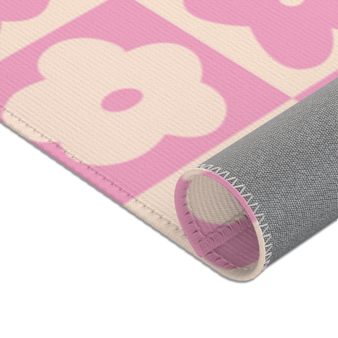 Y2k Danish Pastel Pink College Dorm Decor Area Rug Pink - Etsy