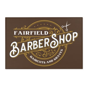 Custom Barber Shop Entrance Rug, Barber Shop Decor, Custom Hair Salon ...