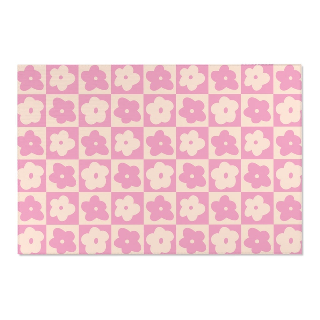 Y2k Danish Pastel Pink College Dorm Decor Area Rug Pink - Etsy