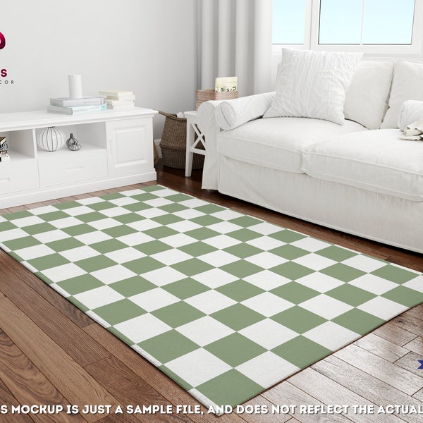 Checkered Rug - Etsy Australia