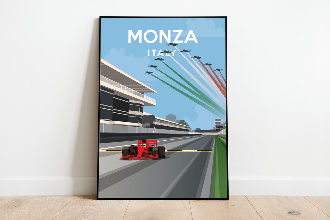 Monza Print Poster F1 Italy Formula One Posters - Etsy