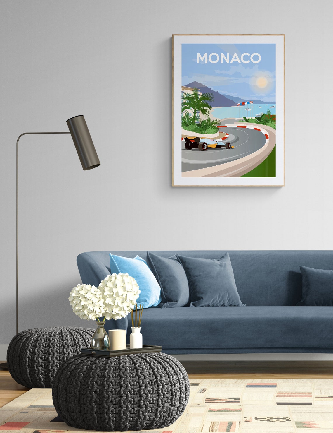 Monaco Print Poster F1 Formula One Posters - Etsy