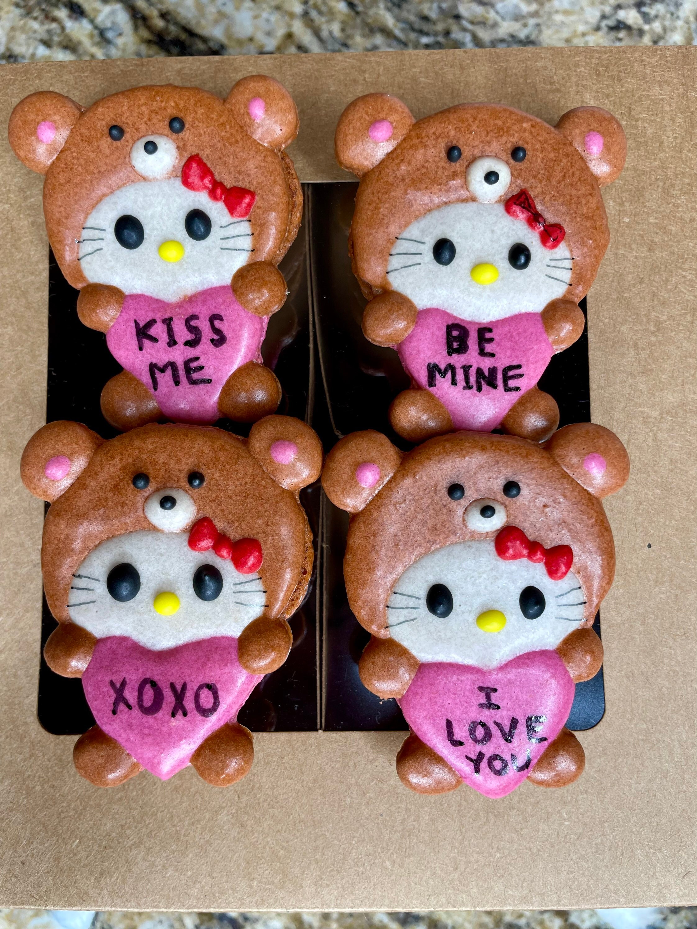 Hello Kitty Animal Macarons - Etsy