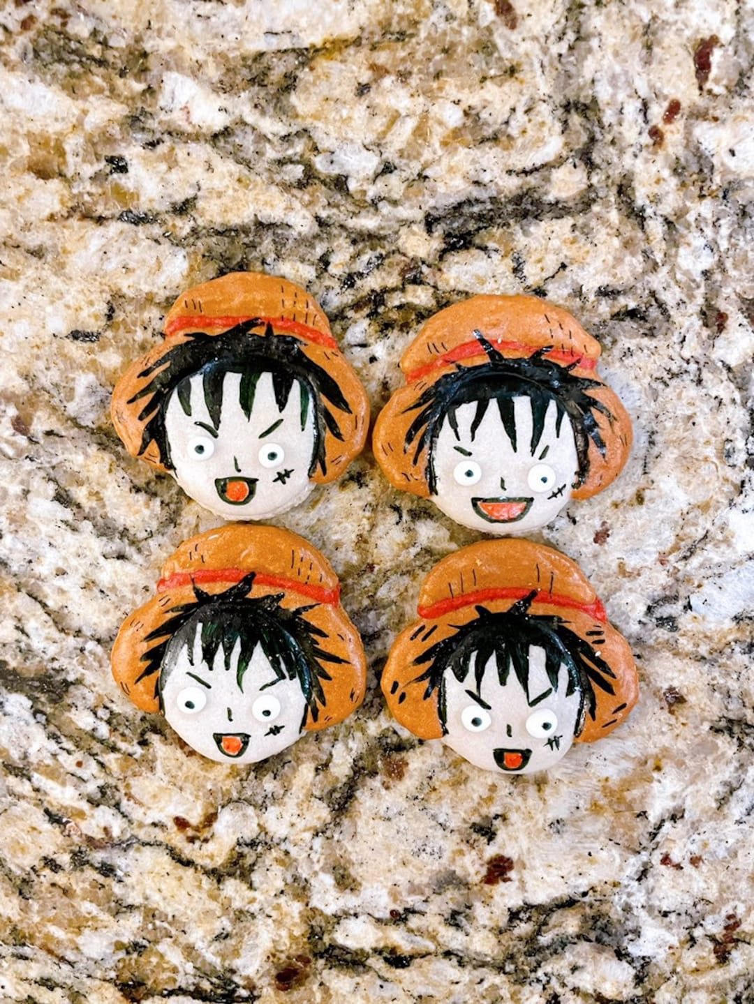 One Piece Anime Luffy Macarons - Etsy