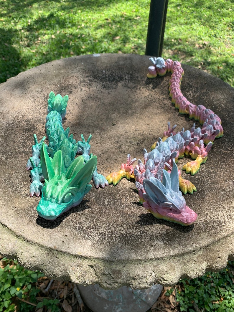 Easter Egg Dragon Baby Easter Dragon Articulated Dragon - Etsy