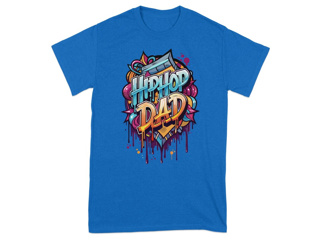 Hip Hop Dad Graphic Tee: Urban Art Streetwear T-shirt - Etsy