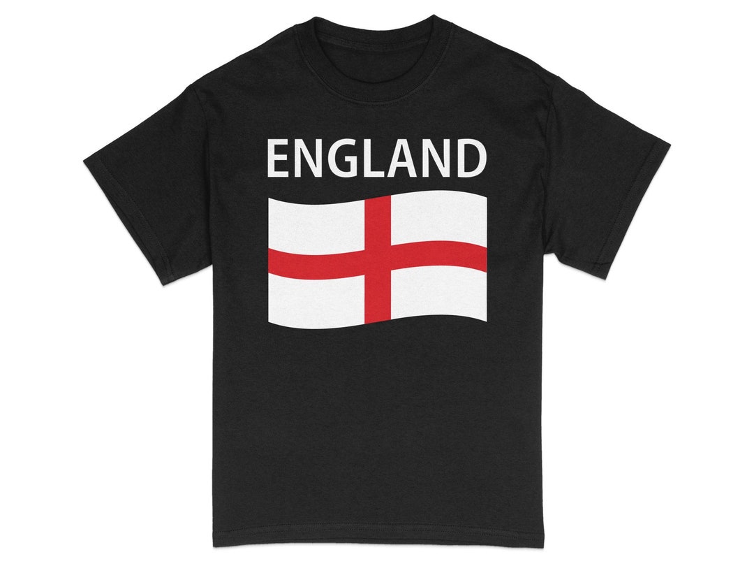 England Flag T-shirt: Unisex St George's Cross English Pride Tee - Etsy