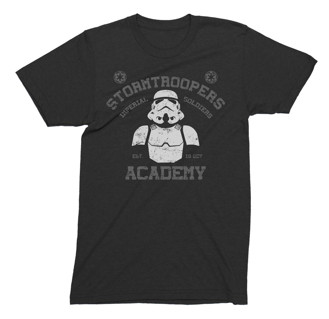 Storm Trooper Academy Unisex T-shirt Adults & Kids Novelty Themed Men's ...