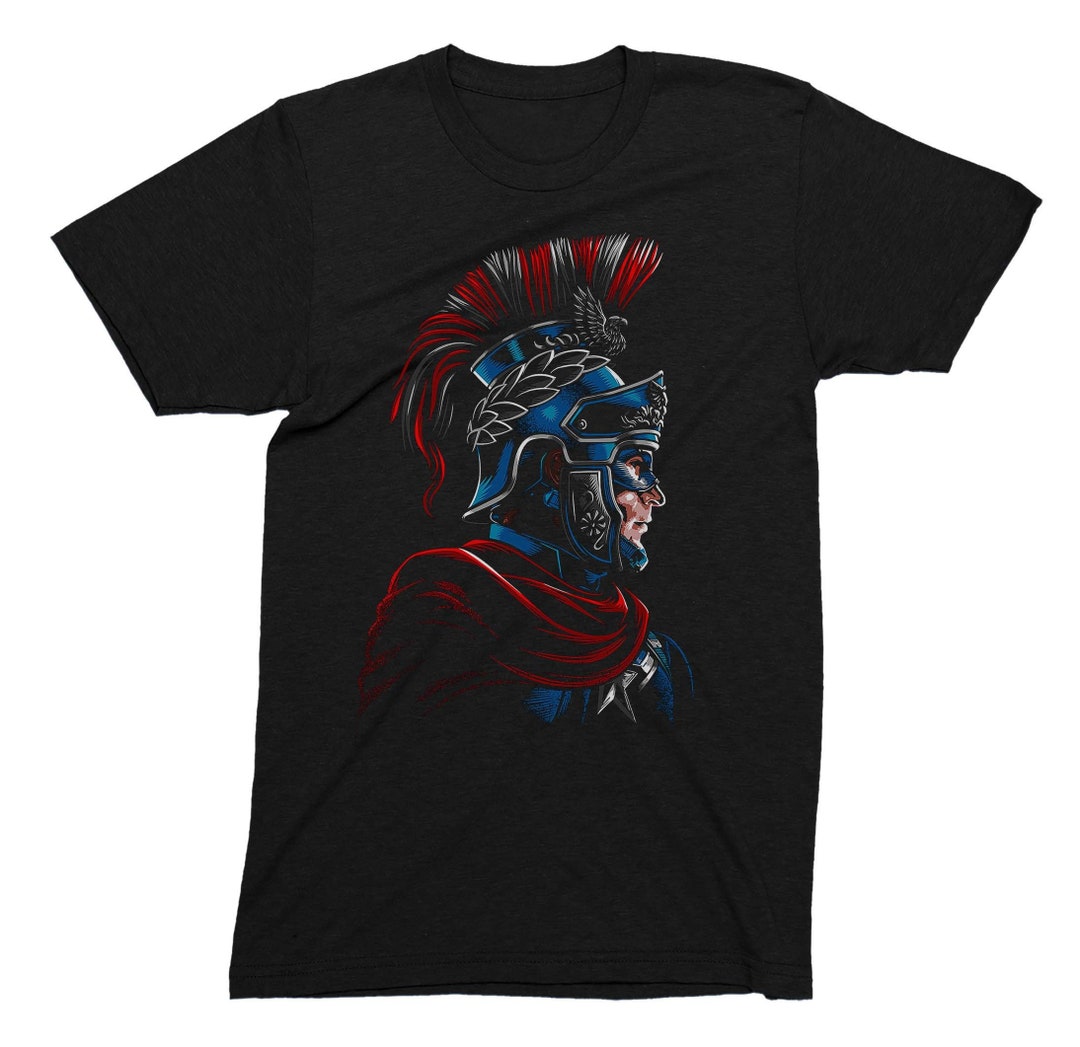 Captain Roman Soldier Unisex T-Shirt Adults & Kids Fun Themed Men's ...