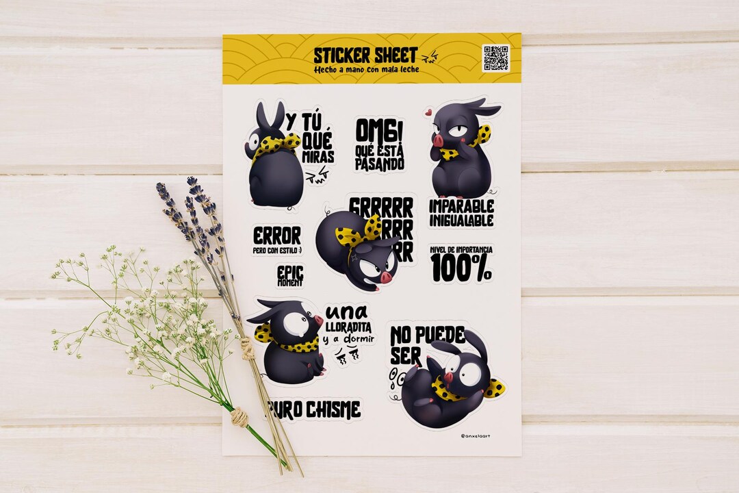 Pchan Sticker Sheet - Etsy