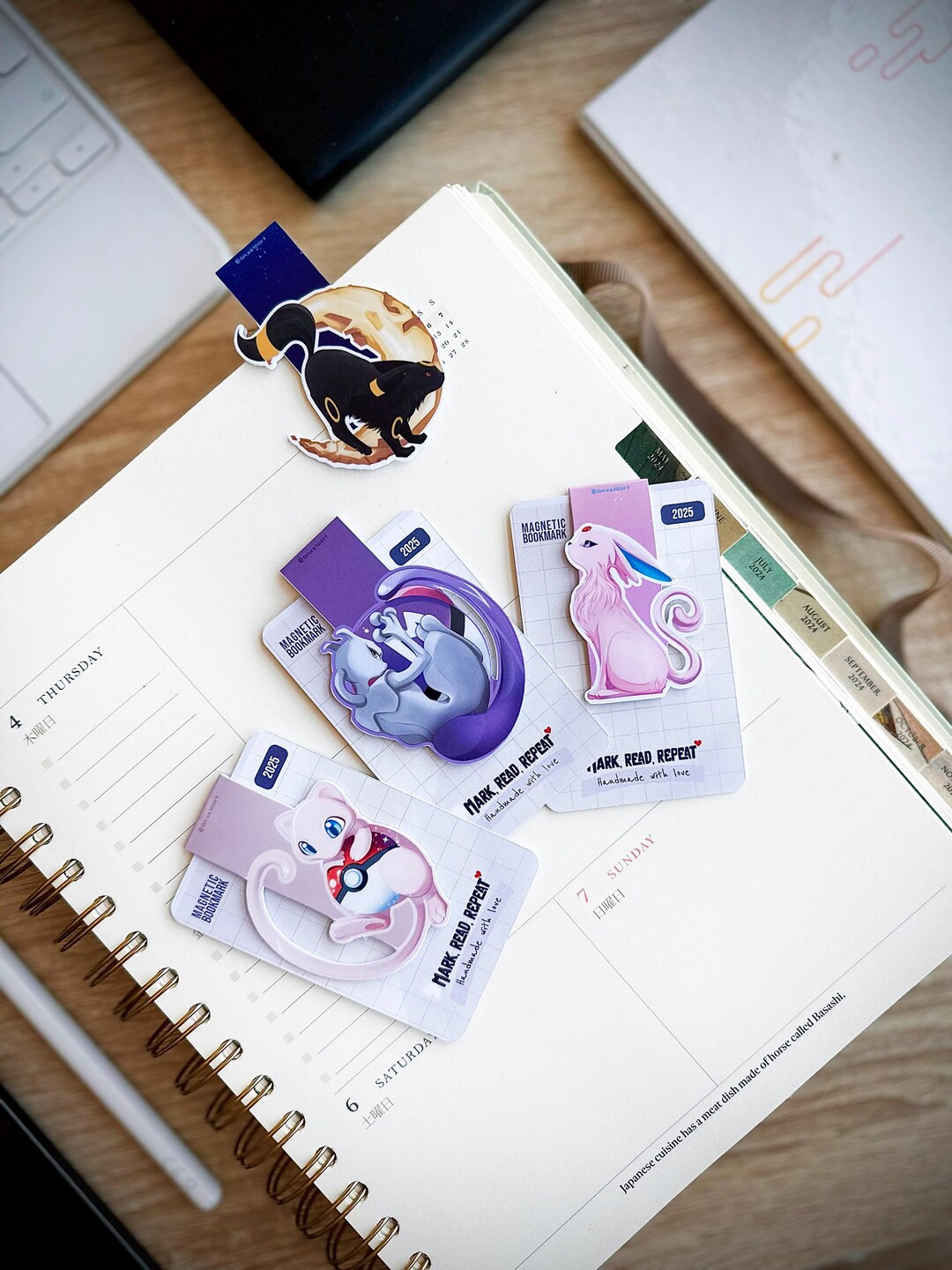 Poke Magnetic Bookmark | Mew, Mewtwo, Umbreon, Espeon - Etsy