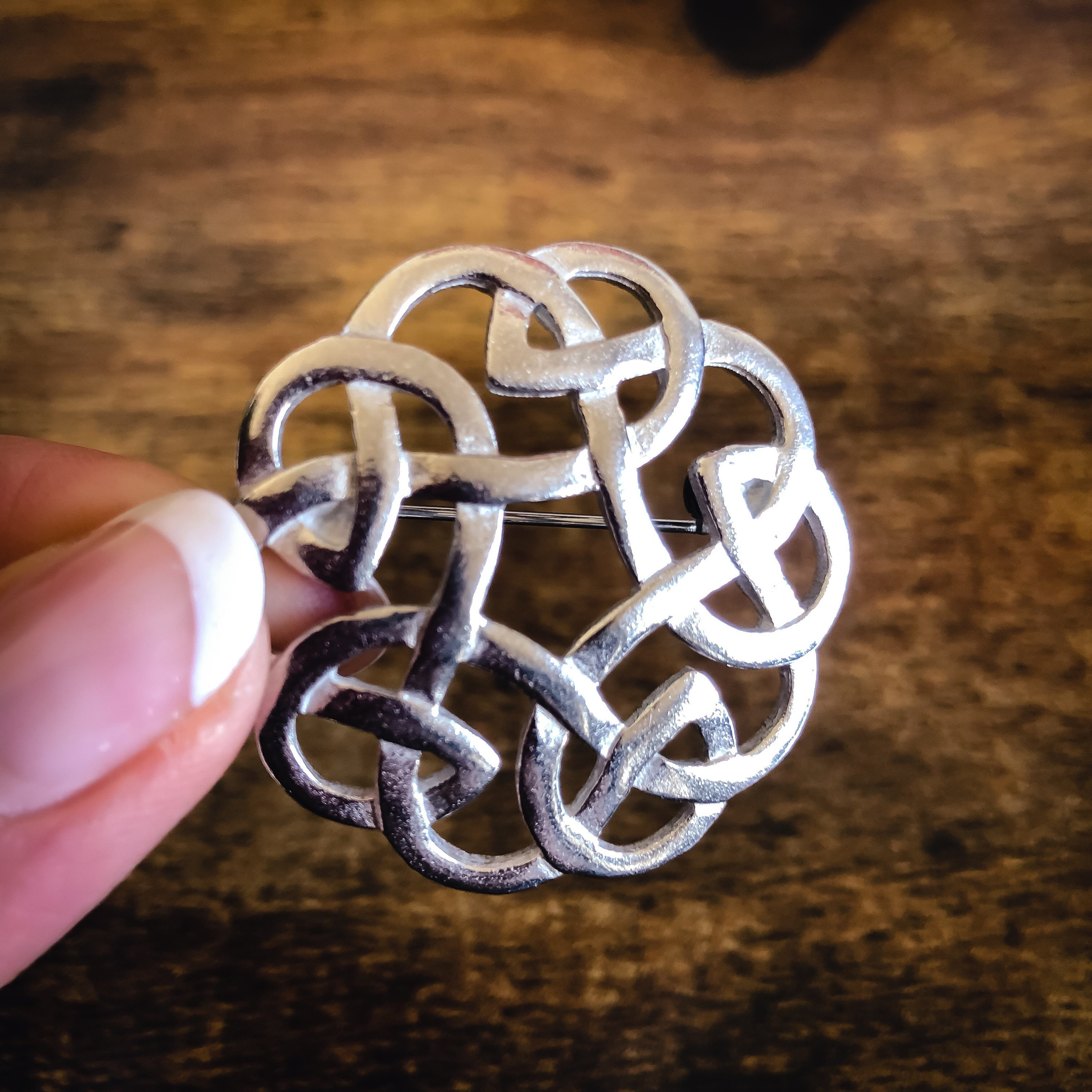 Celtic Brooch Scottish Brooch Celtic Pewter Brooch Celtic Pewter Scottish Jewellery Scottish ...