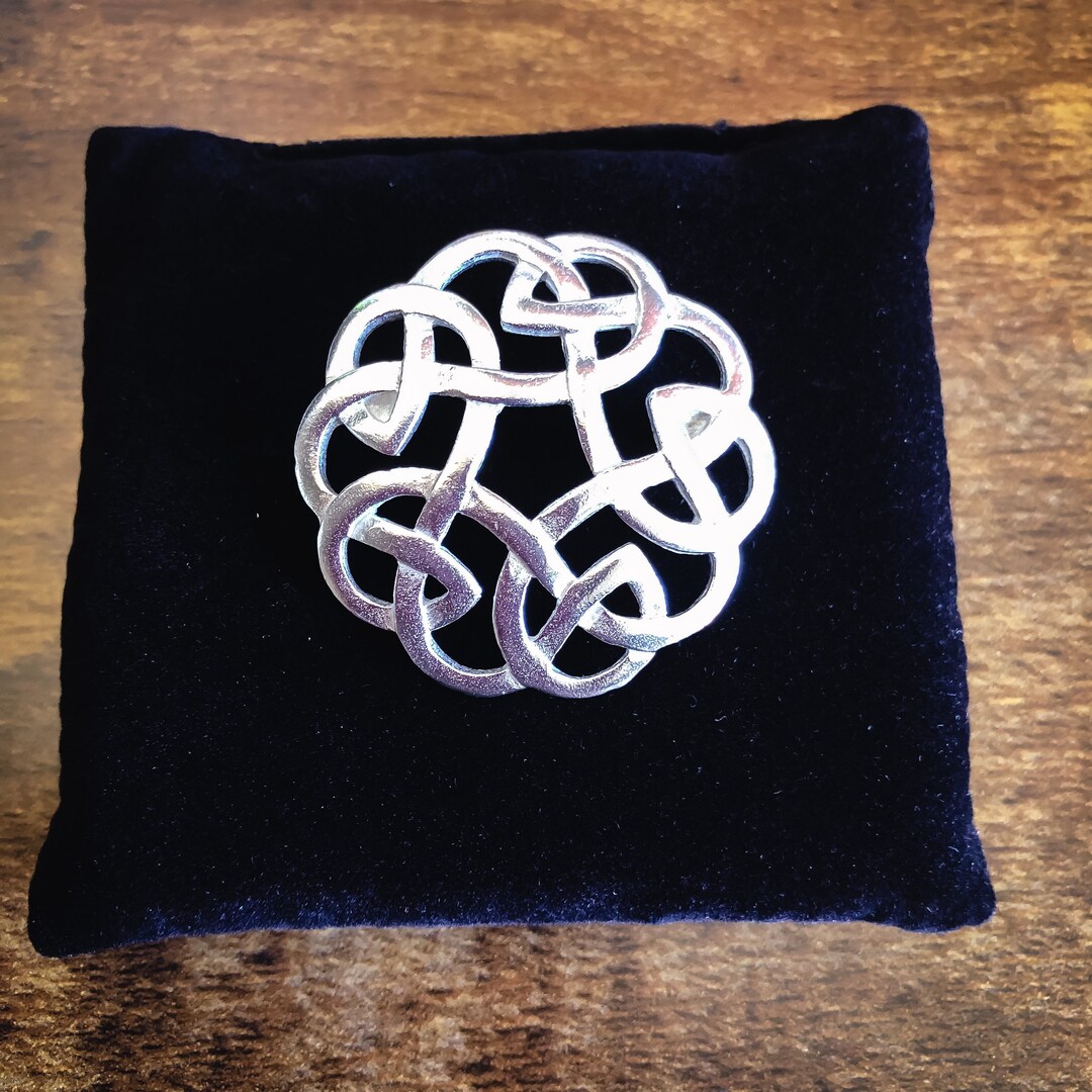 Celtic Brooch Scottish Brooch Celtic Pewter Brooch Celtic Pewter Scottish Jewellery Scottish ...