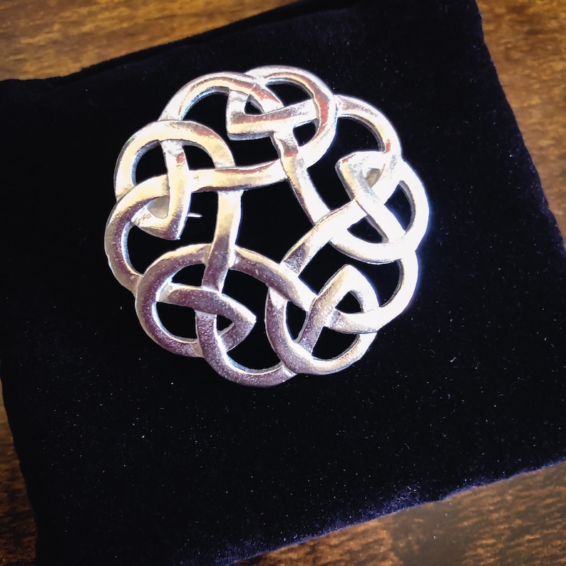 Celtic Brooch Scottish Brooch Celtic Pewter Brooch Celtic Pewter Scottish Jewellery Scottish ...
