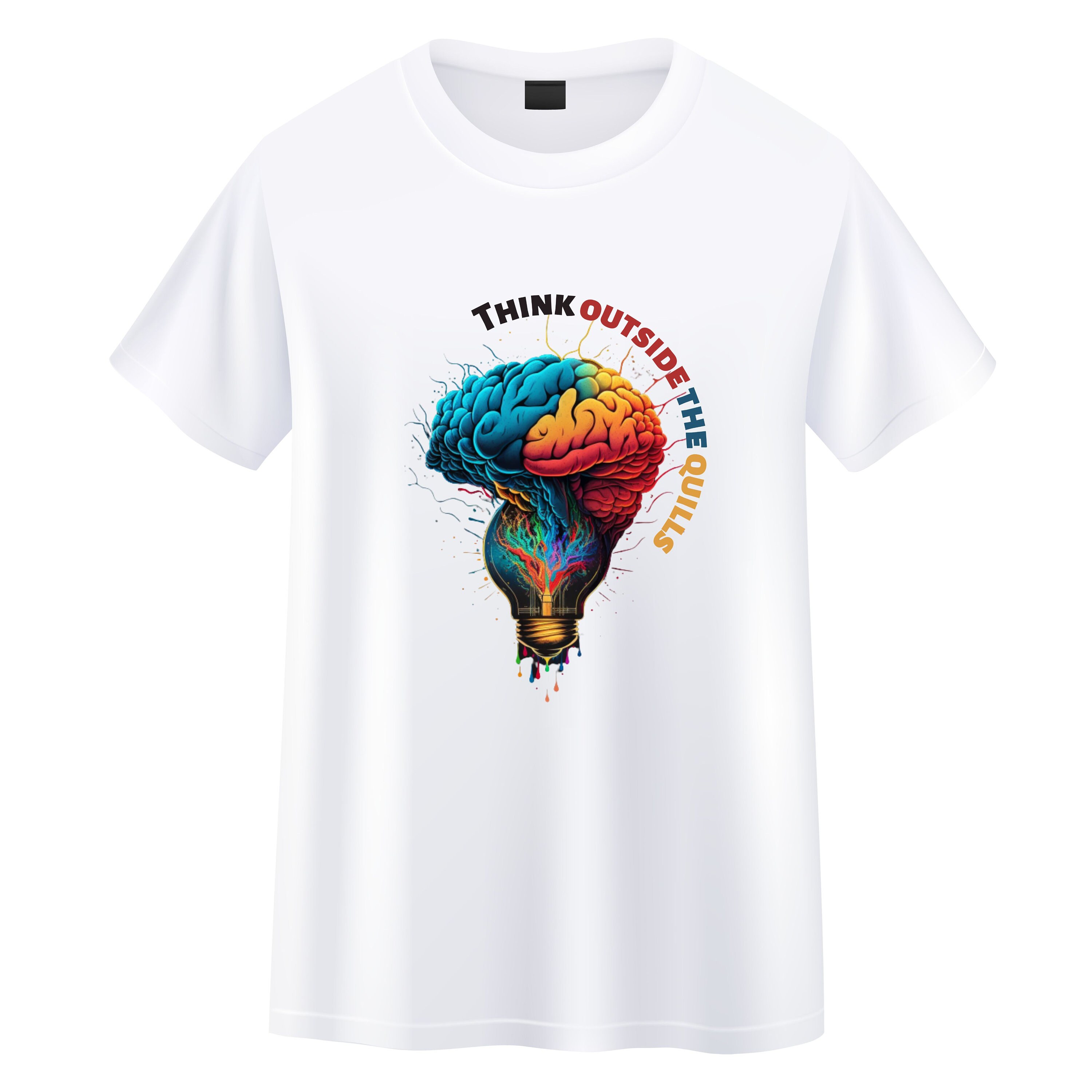 Wellcoda Creative Brain Bulb Mens Idea T Shirts - Etsy