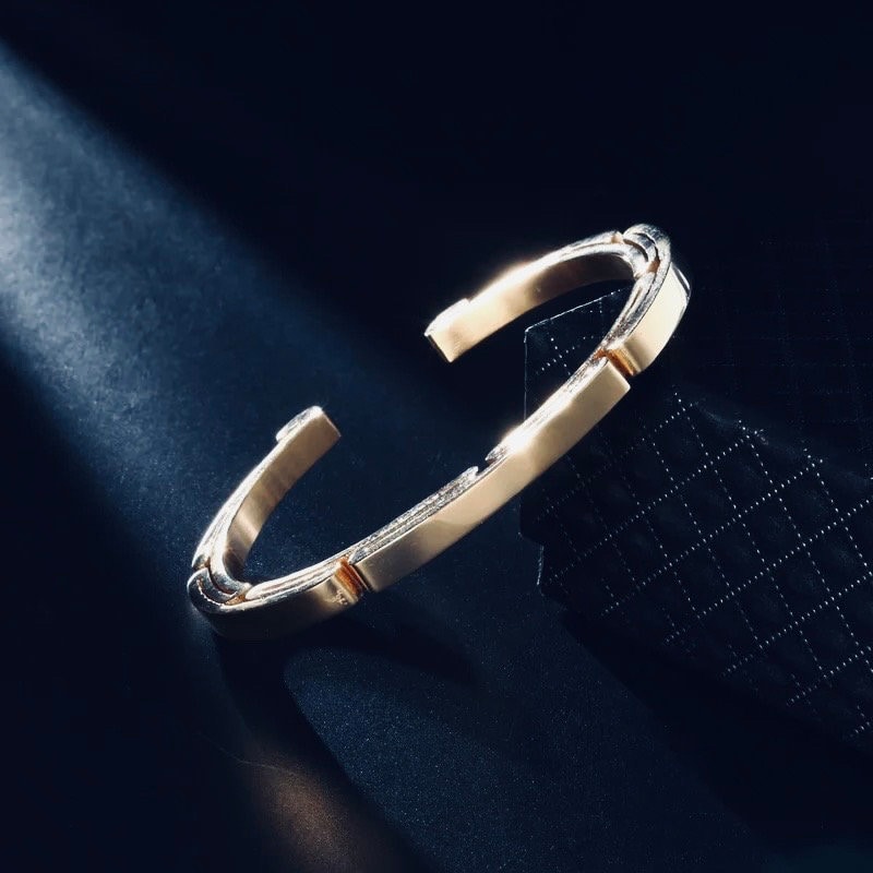 Mens Gold Bangle - Etsy