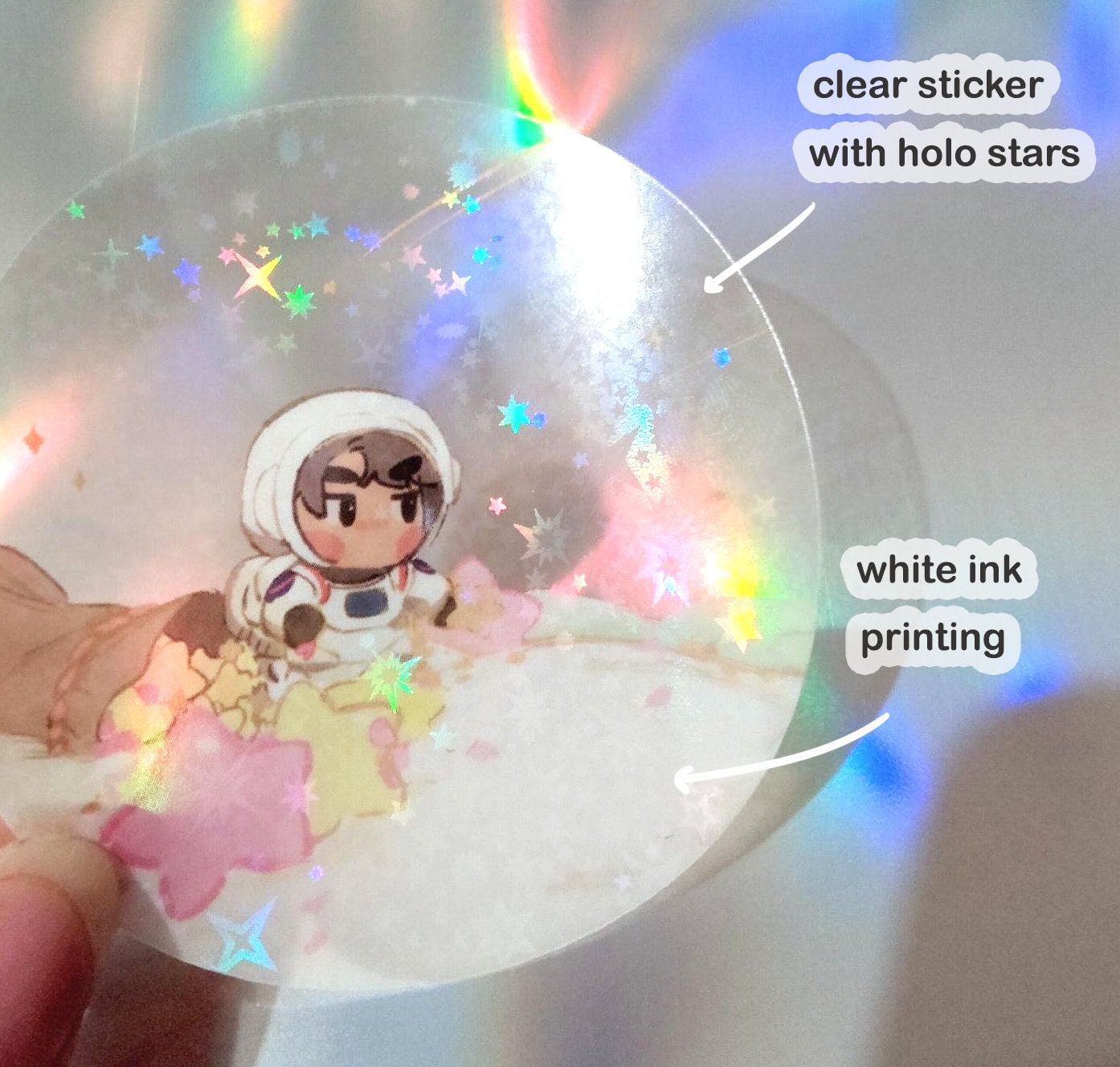 ORV Transparent Vinyl Stickers holo Omniscient - Etsy