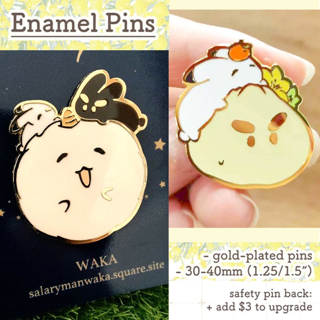 ORV Enamel Pins - Year of the Rabbit Series - Gold Plated Enamel Pin ...