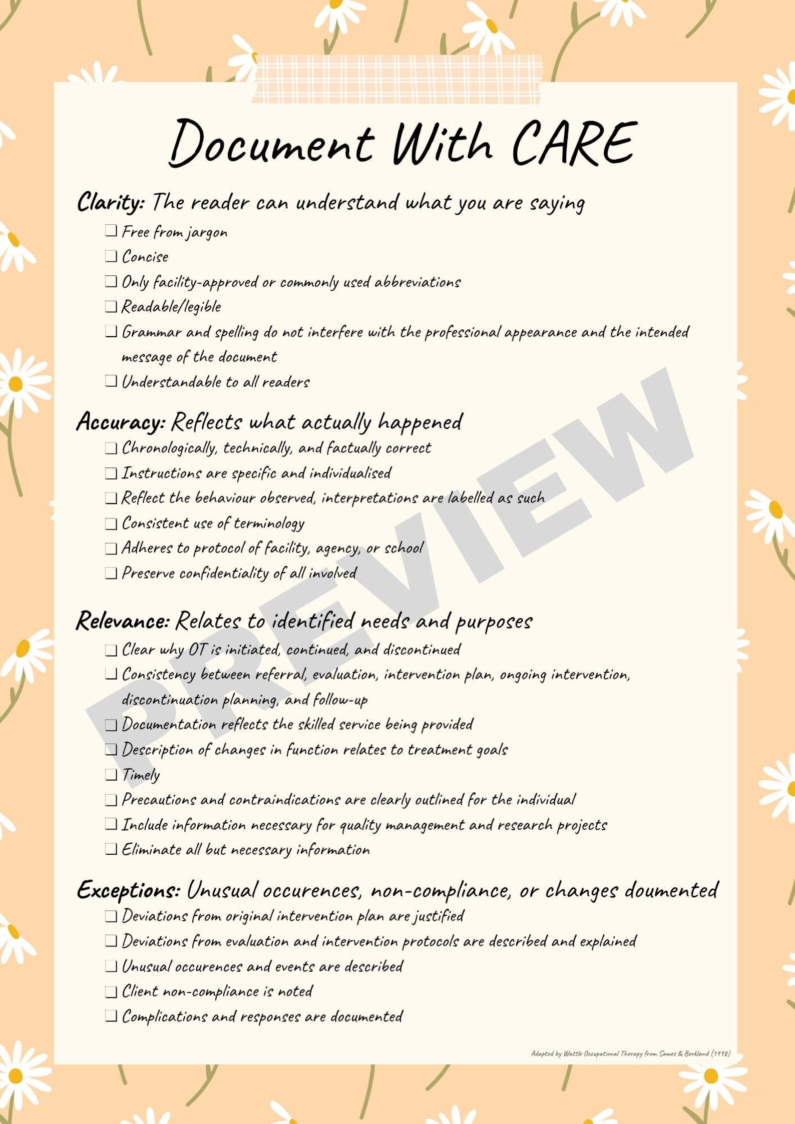 documentation--sheet-occupational-therapy-allied-etsy