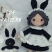 PDF Crochet PATTERN Amanda Doll and Little Bunny - English - Etsy