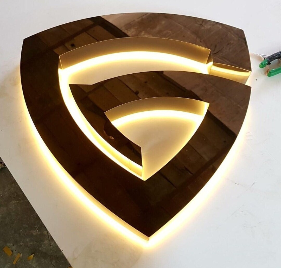 Logo Sign for Business, Backlit Custom Logo, LED Light Box, Custom ...