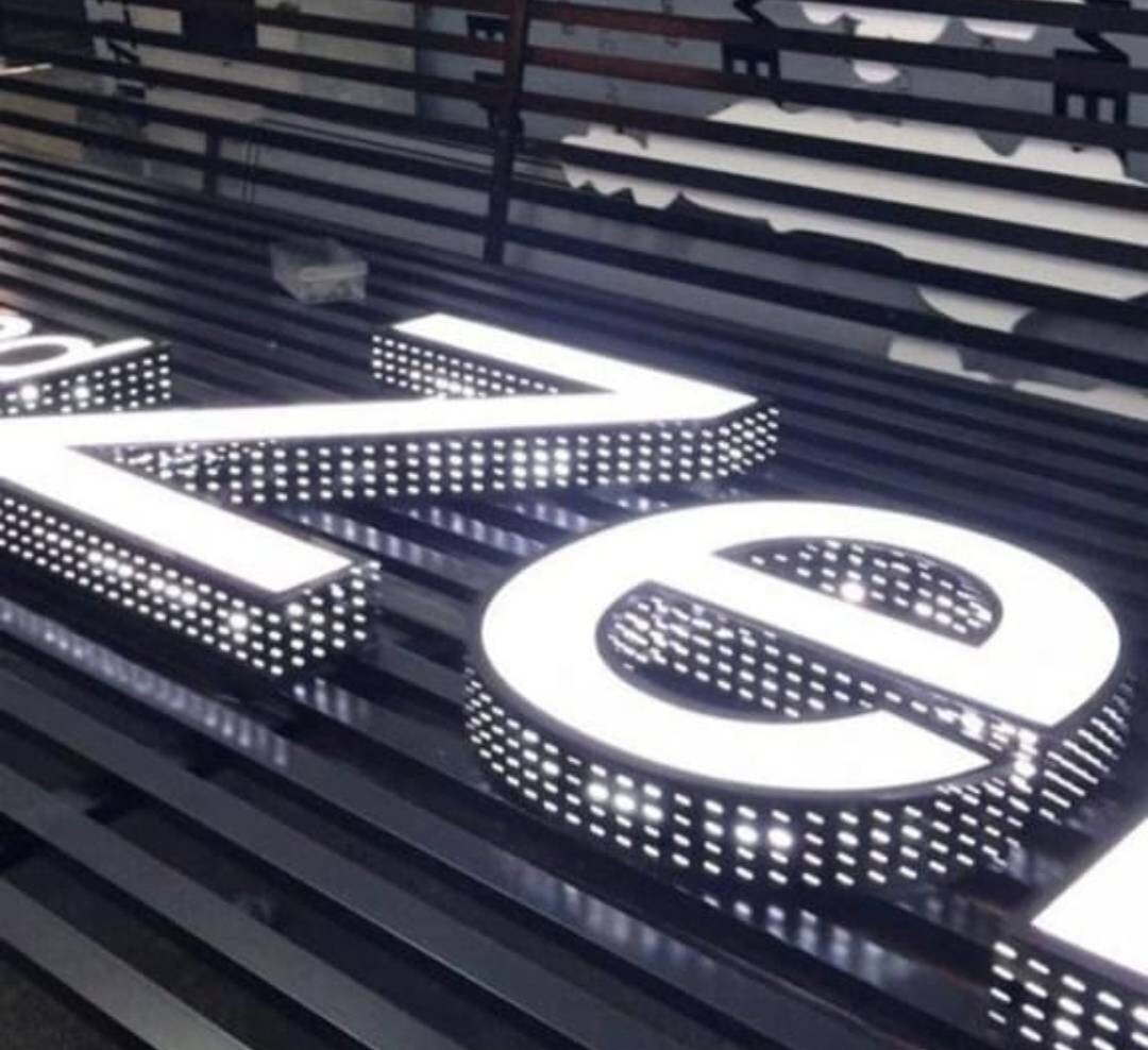 Custom Metal Logo Sign, Company Logo, Custom Office Sign, Small ...