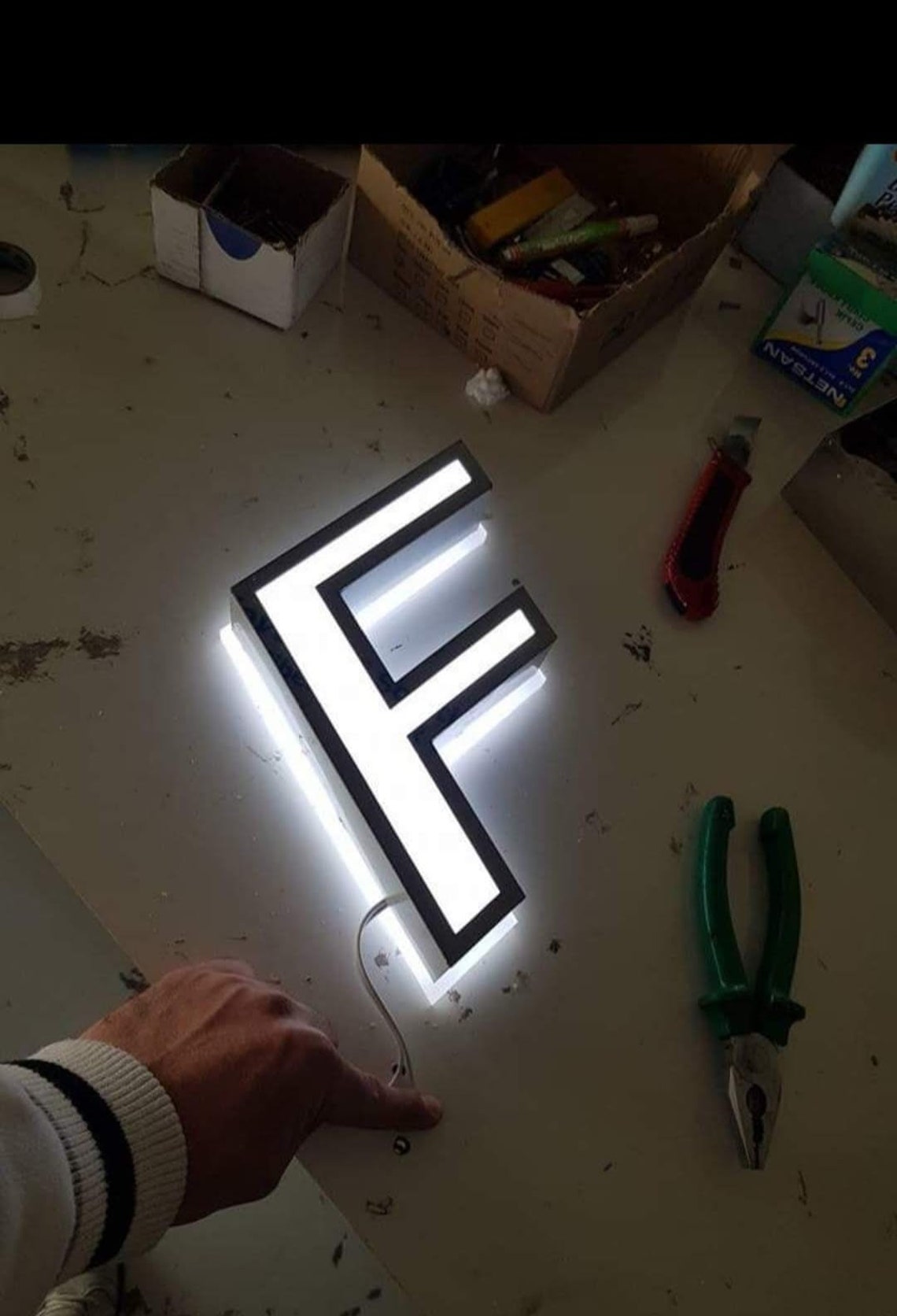 3d Backlit Sign 3d Led Signage Custom Outdoor&indoor Logo - Etsy