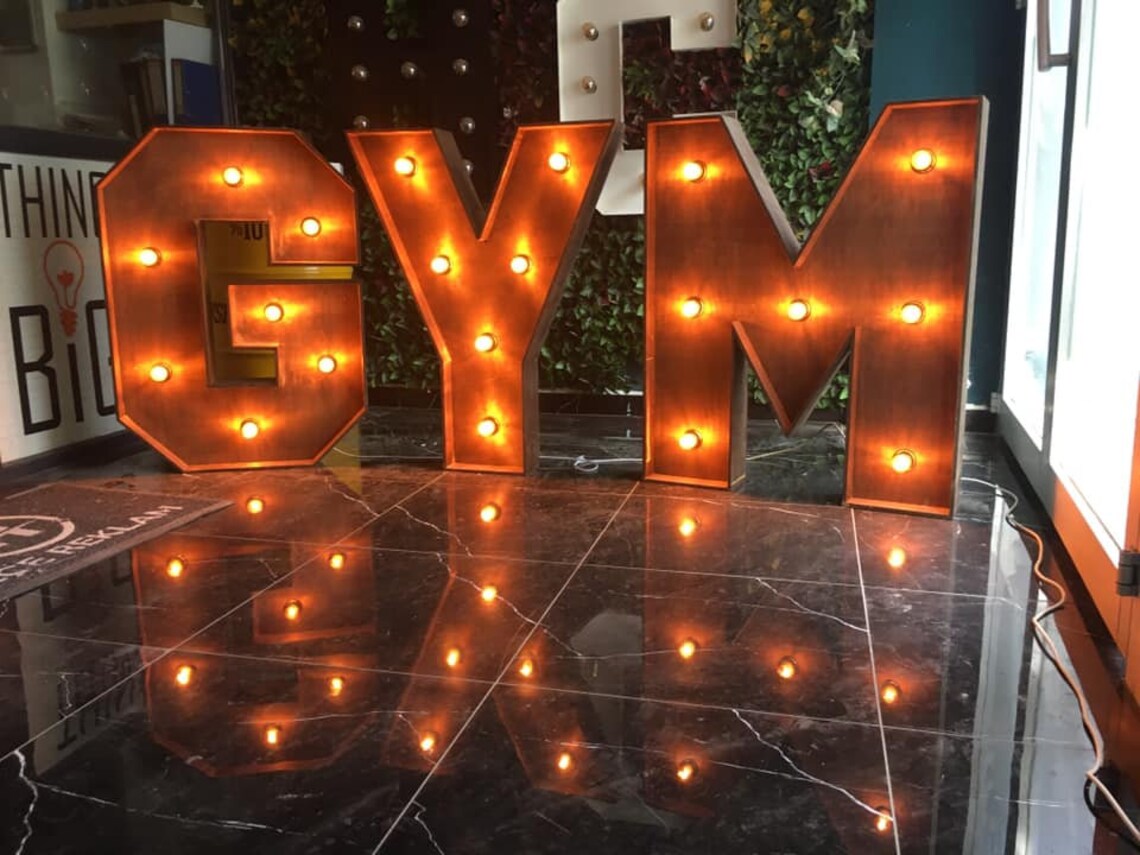 Milkshake Carnival Circus Light Up Custom Marquee Signs - Etsy