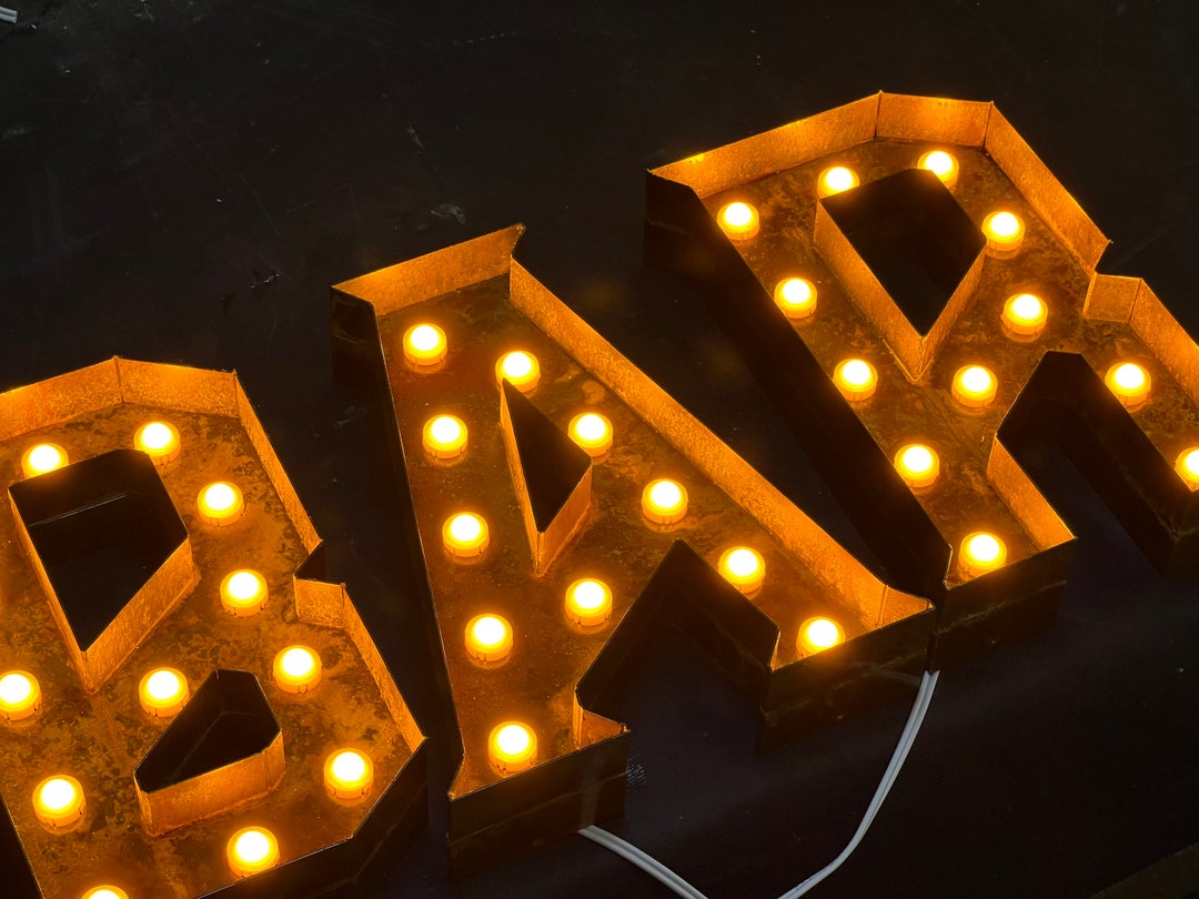 Carnival Circus Light Up Custom Marquee Signs Metal LED - Etsy