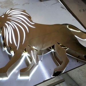 3d Backlit Sign, 3d Led Signage, Custom Outdoor&indoor, Logo Light Sign ...