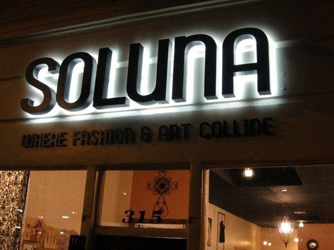 Custom Rusty Sign, Led Illuminated Logo Sign, Metal Logo, 3D Design ...