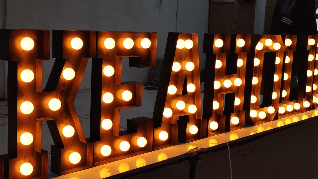Carnival Circus Light Up Custom Marquee Signs Metal LED - Etsy